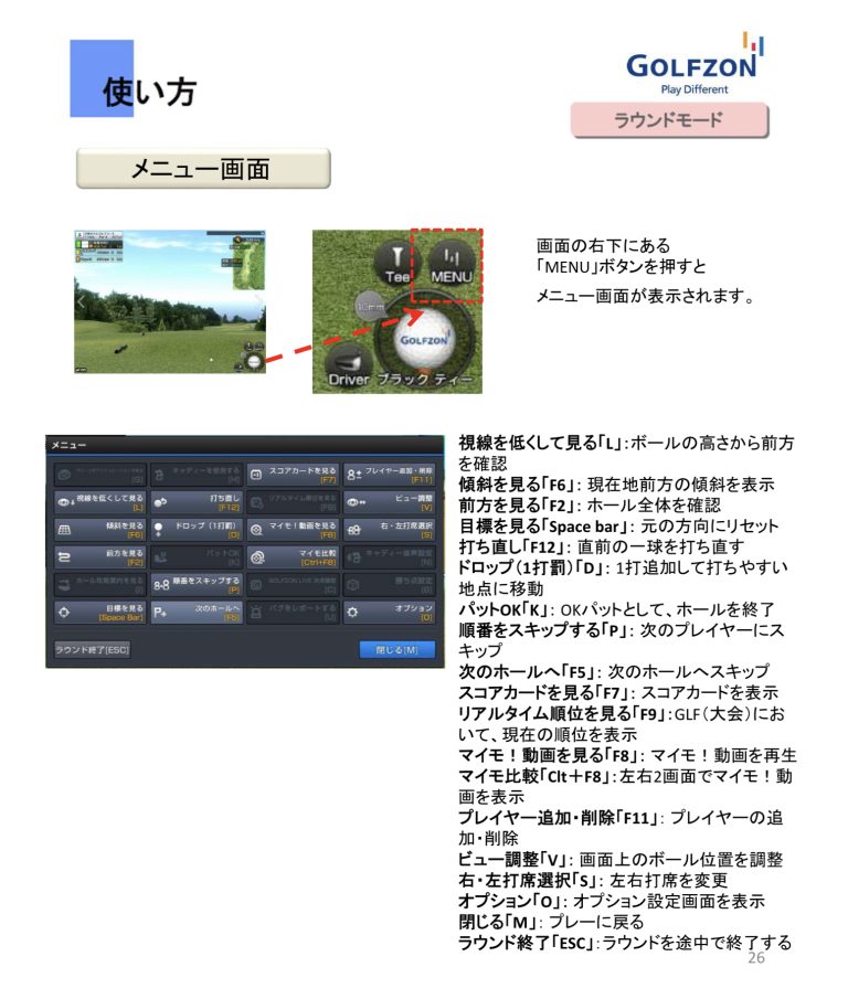 インドアゴルフ体験記 ② VIPルームで悠々ラウンド GOLFZON-VISION PLUS の使い方 - WeBOX